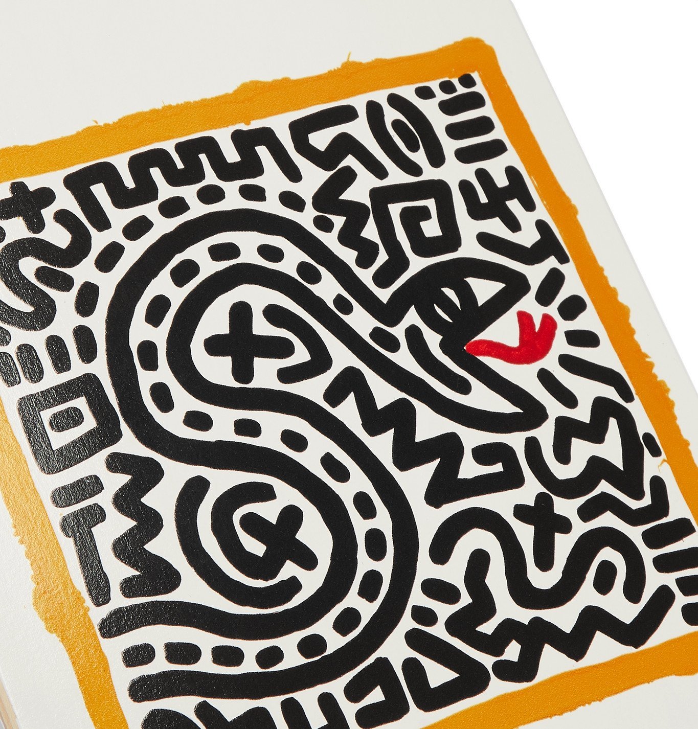 The SkateRoom - Keith Haring Untitled (Snake) Printed Wooden Skateboard ...