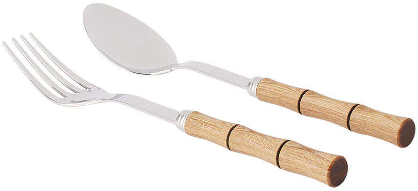 Sabre Tan Flatware Serving Set Sabre