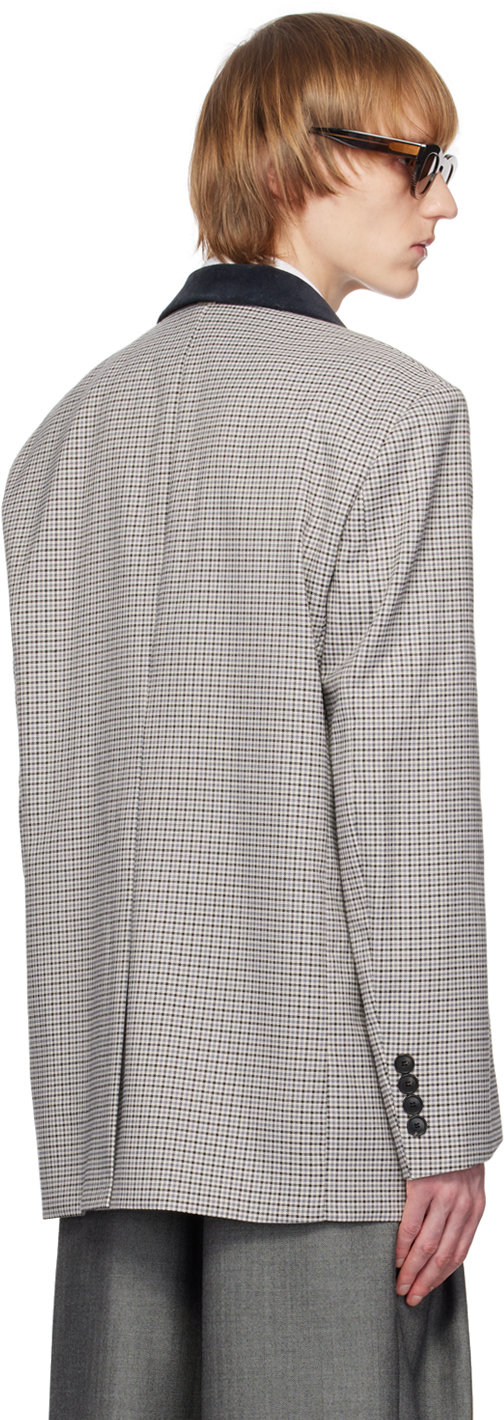 System Gray Check Blazer System