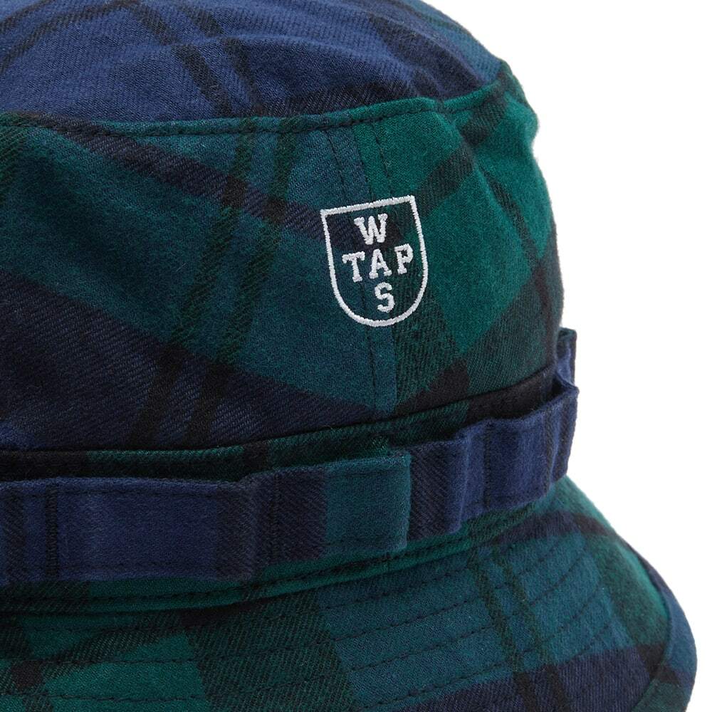 WTAPS Men's Jungle 01 Blackwatch Bucket Hat in Green WTAPS