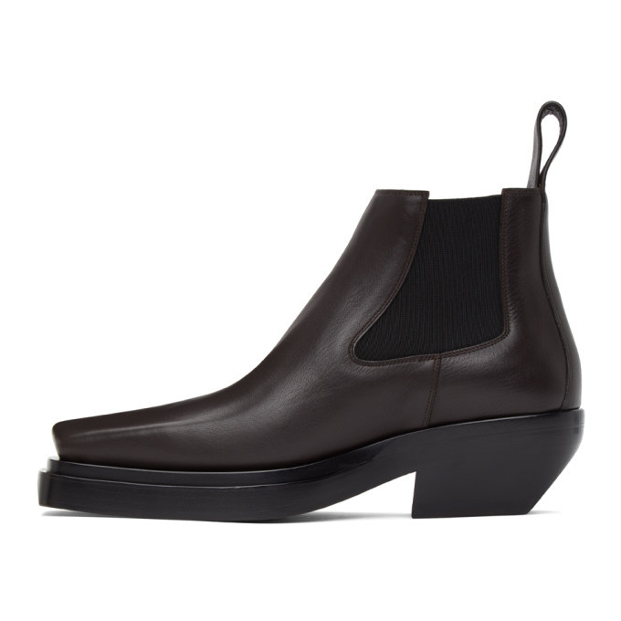 Bottega Veneta Brown BV Lean Chelsea Boots Bottega Veneta