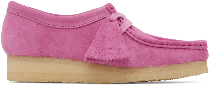 Clarks Originals Pink Wallabee Derbys Clarks Originals