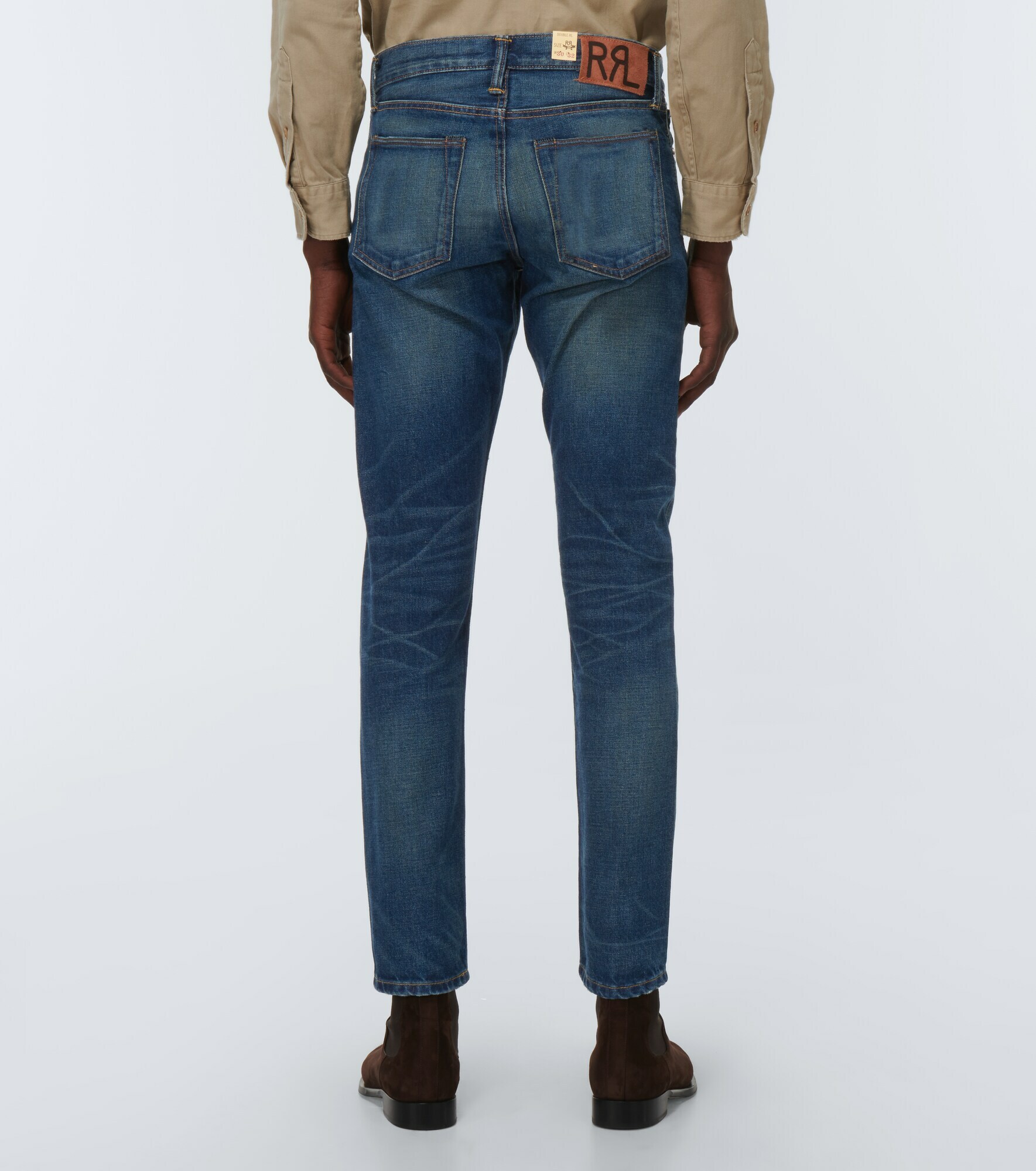 RRL - Slim-fit selvedge jeans RRL