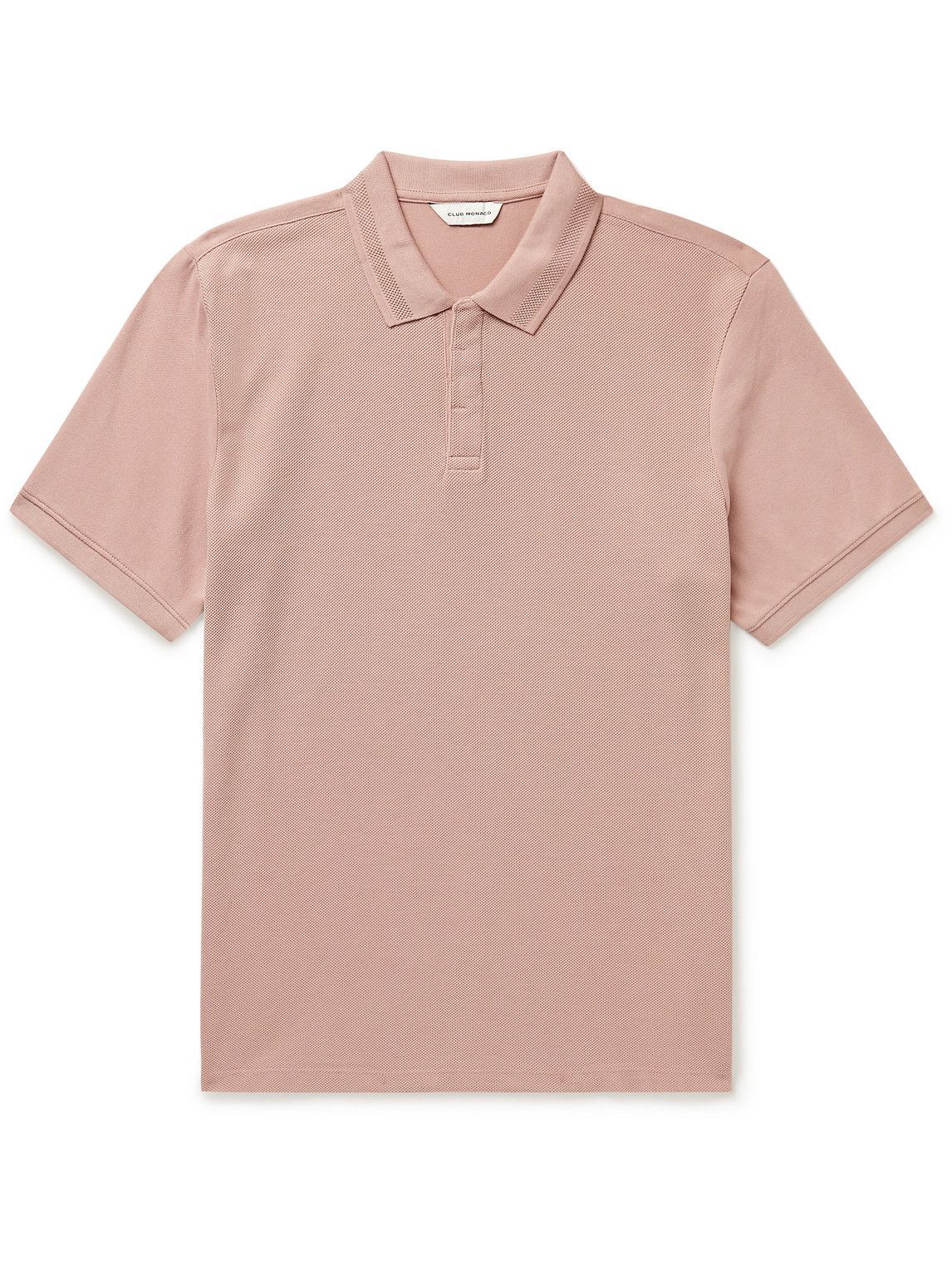 Club Monaco - Cotton-Piqué Polo Shirt - Pink Club Monaco