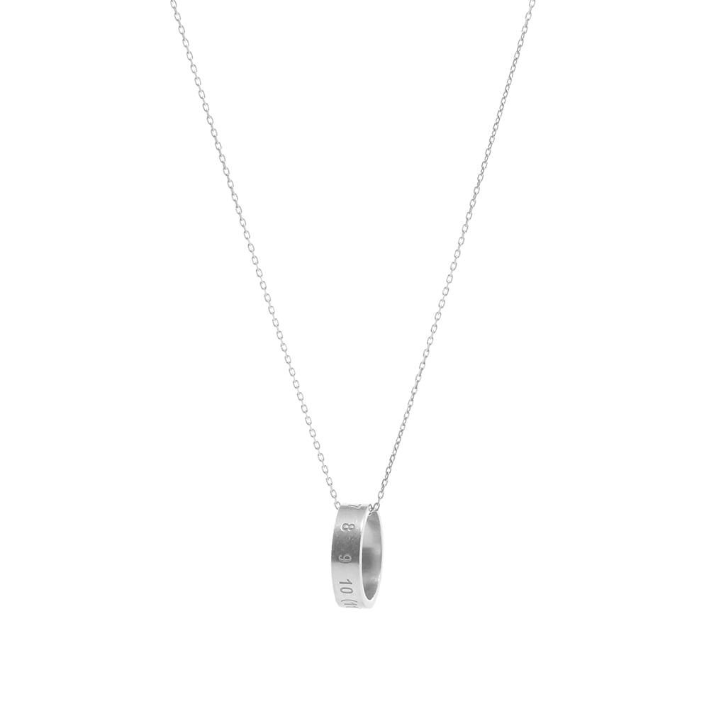 Maison Margiela Number Logo Ring Necklace Maison Margiela