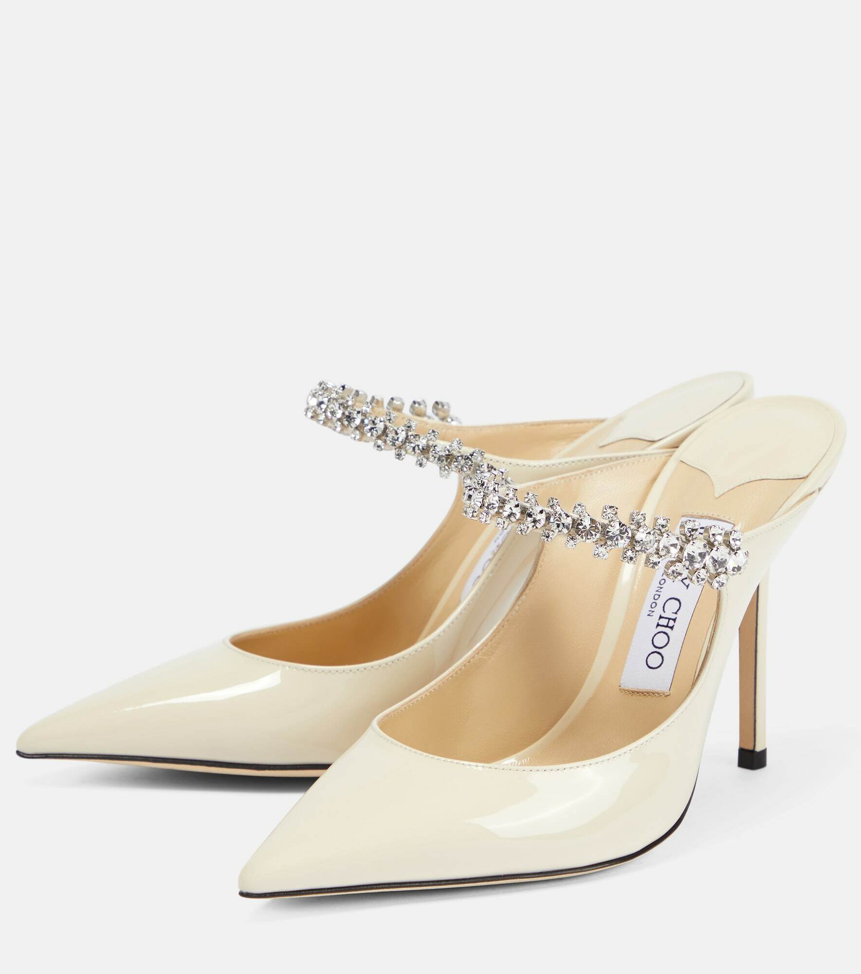 Jimmy Choo - Bing 100 patent leather mules Jimmy Choo