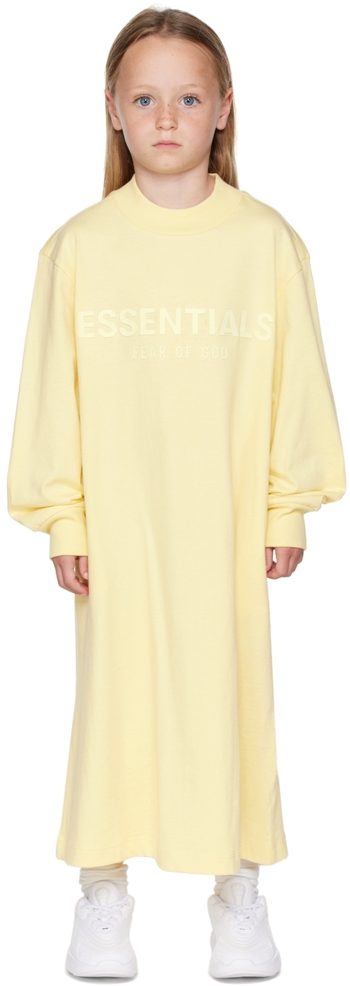 Essentials Kids Yellow Logo T-Shirt Dress Essentials