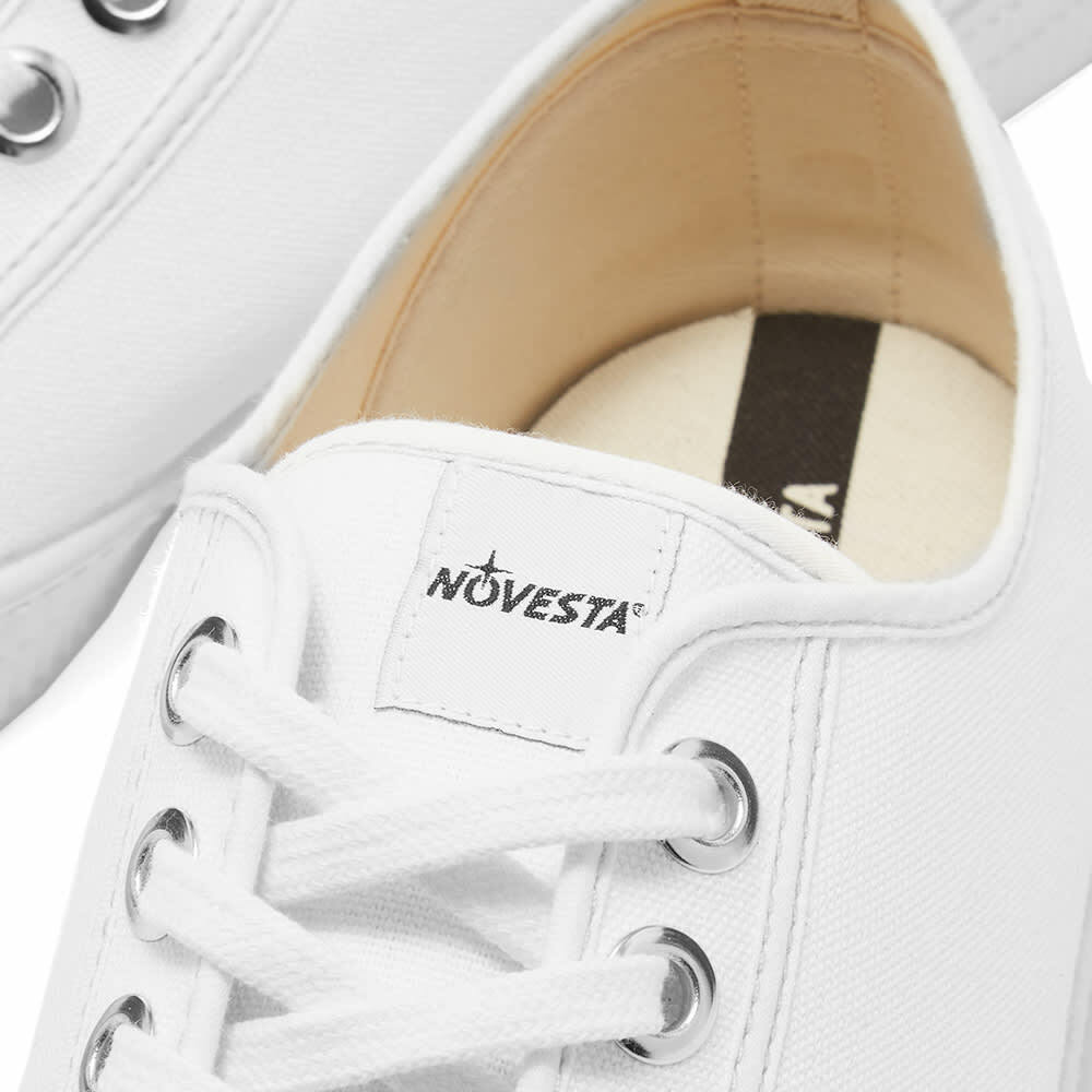 Novesta Star Master Sneakers in White/Grey Novesta