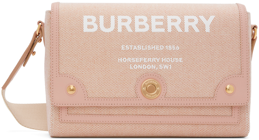 Burberry Pink 'Horseferry' Bag Burberry