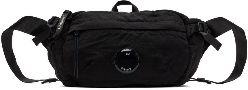 C.P. Company Black Nylon B Messenger Bag C.P. Company