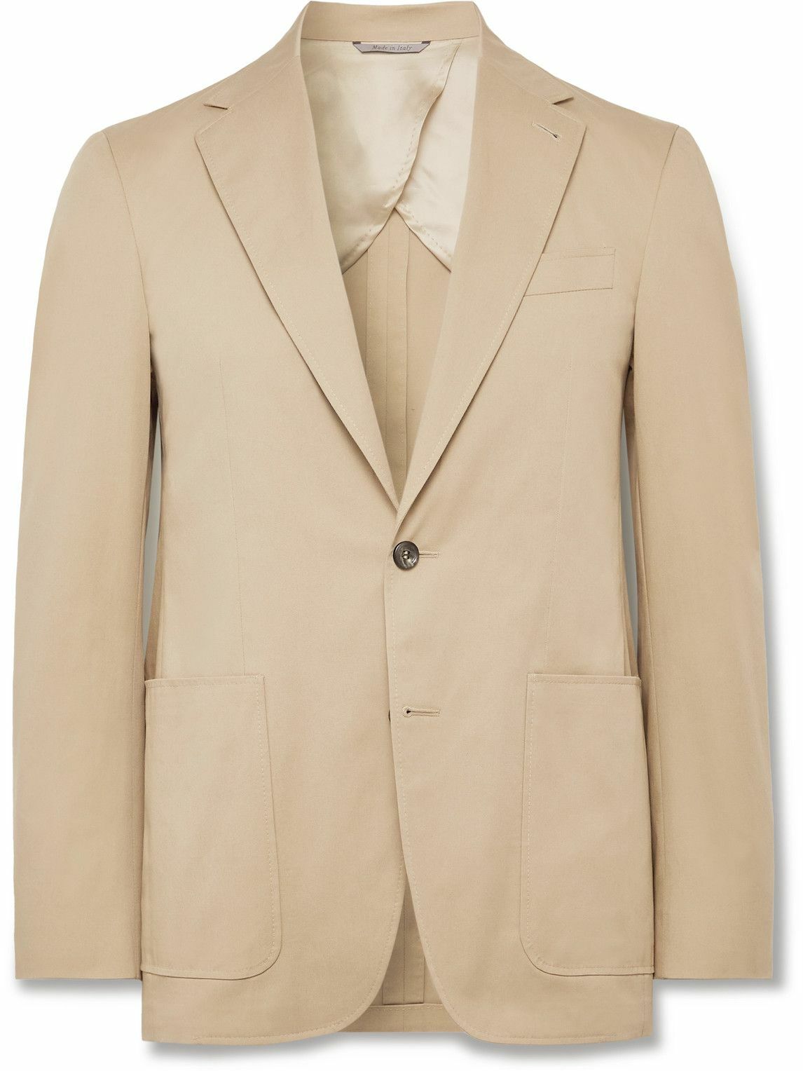 Canali - Cotton-Blend Suit Jacket - Neutrals Canali