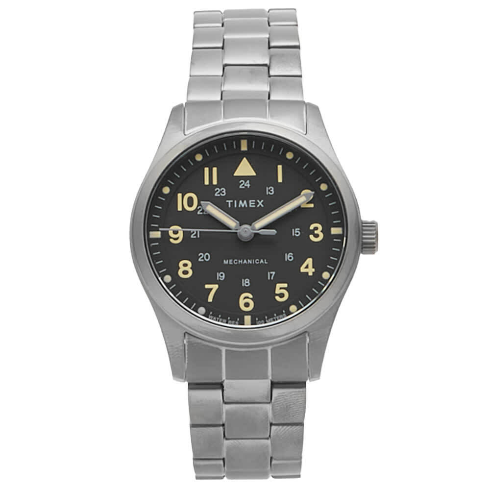 Timex Field Post 38 Mechanical Watch in Gunmetal Timex