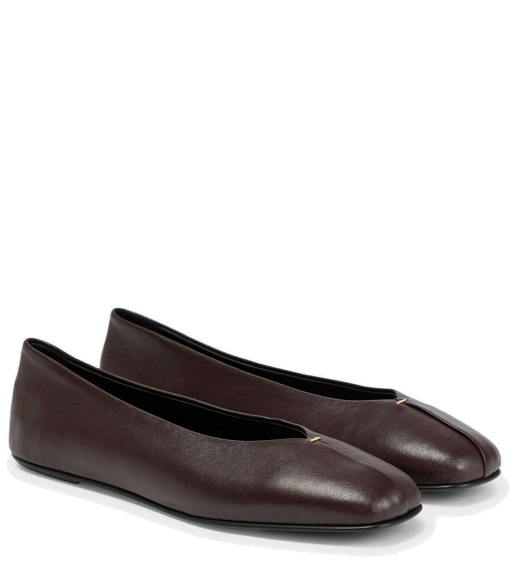 The Row - Eva leather ballet flats The Row