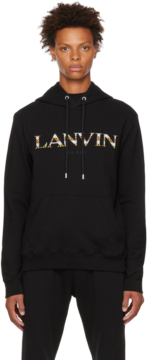Lanvin Black Curb Hoodie Lanvin