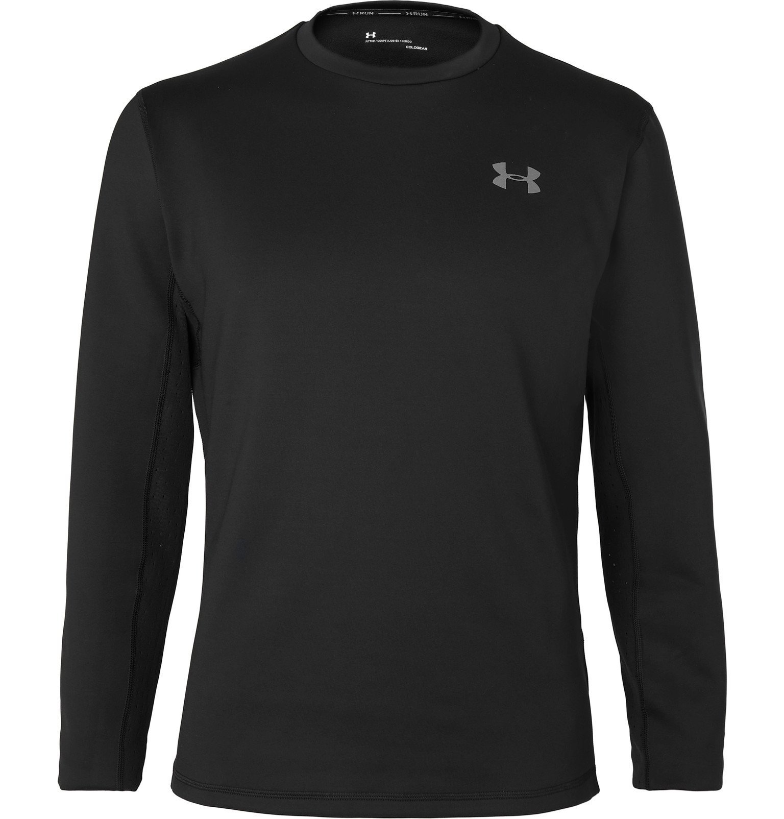 Under Armour UA Qualifier ColdGear T Shirt Black Under Armour Under Armour UA Qualifier ColdGear T Shirt Black Under Armour