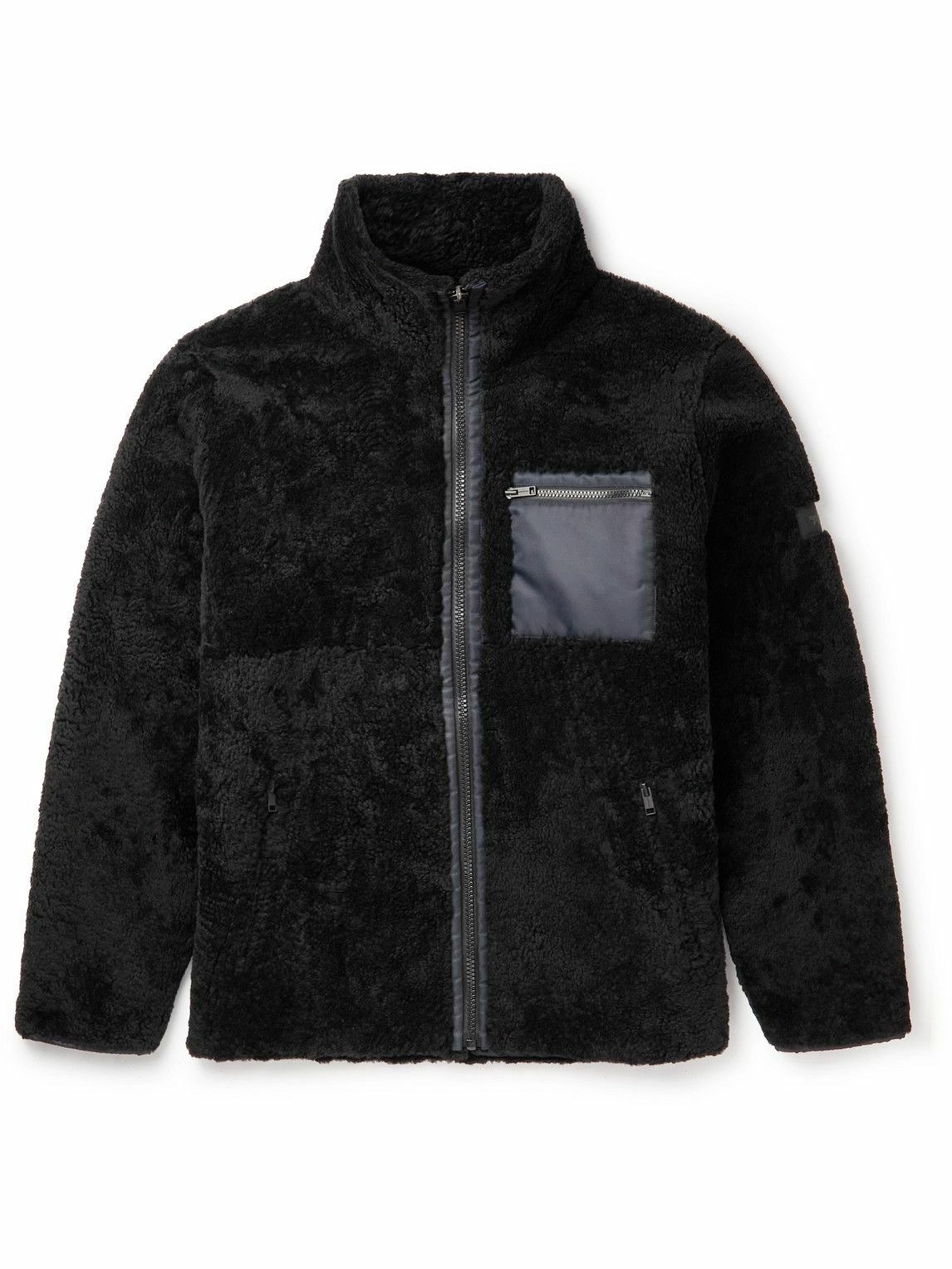 Yves Salomon - Shell-Trimmed Shearling Jacket - Black Yves Salomon Yves Salomon - Shell-Trimmed Shearling Jacket - Black Yves Salomon