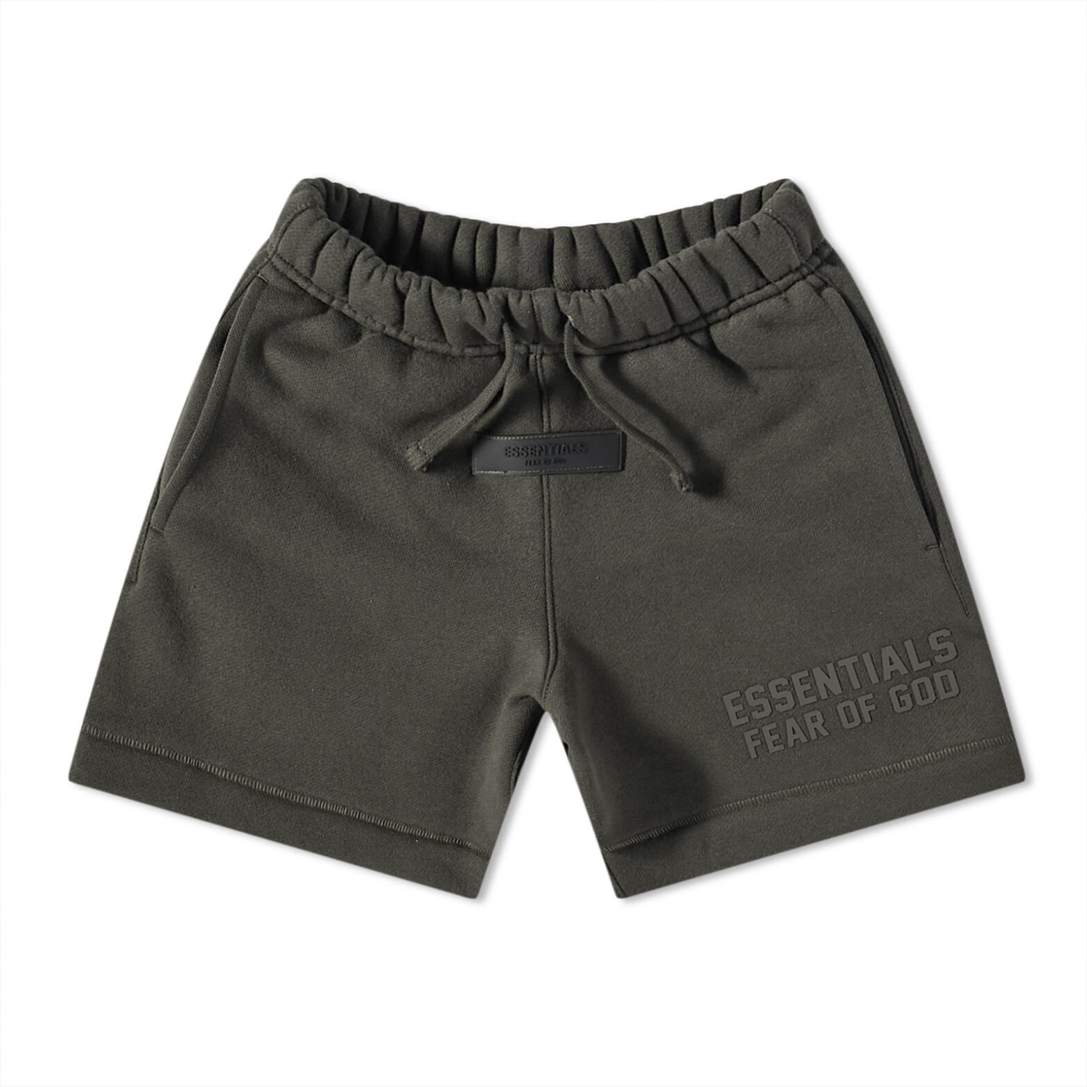 Fear of God ESSENTIALS Kids Sweat Short in Off-Black Fear Of God Essentials