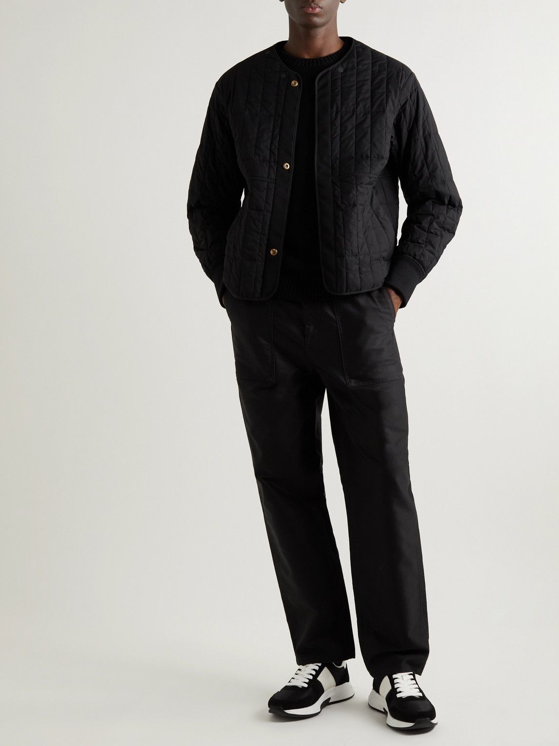 Dunhill - Compendium Twill-Trimmed Quilted Shell Jacket - Black Dunhill