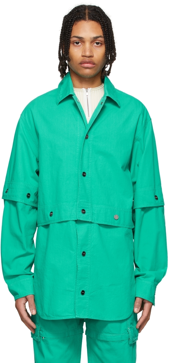 Jacquemus Green 'La Chemise Giardino' Jacket Jacquemus