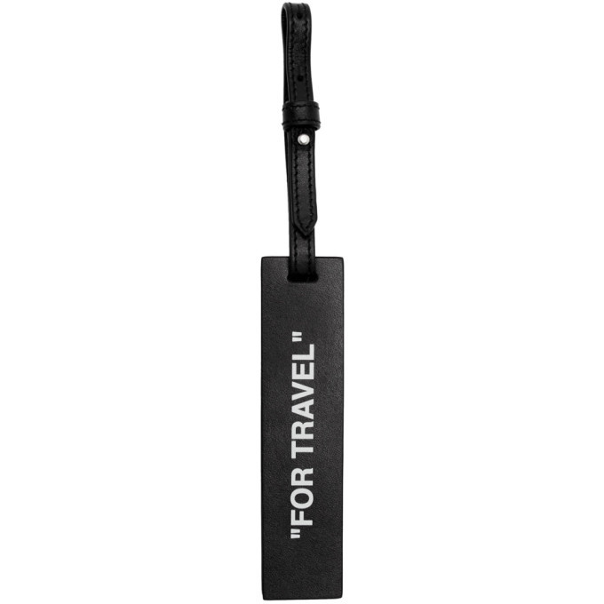 Off-White Black Quote Tag Off-White