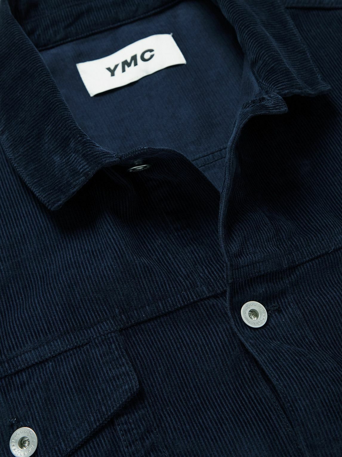 YMC - Breakfast Club Cotton-Corduroy Jacket - Blue YMC