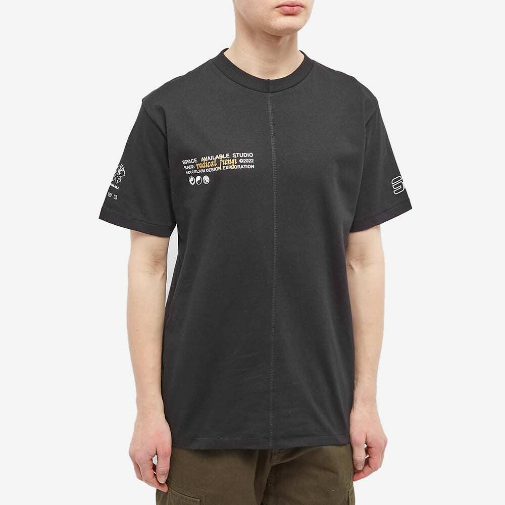 Space Available Men's Upcycled Case Study T-Shirt in Black Space Available Space Available Men's Upcycled Case Study T-Shirt in Black Space Available