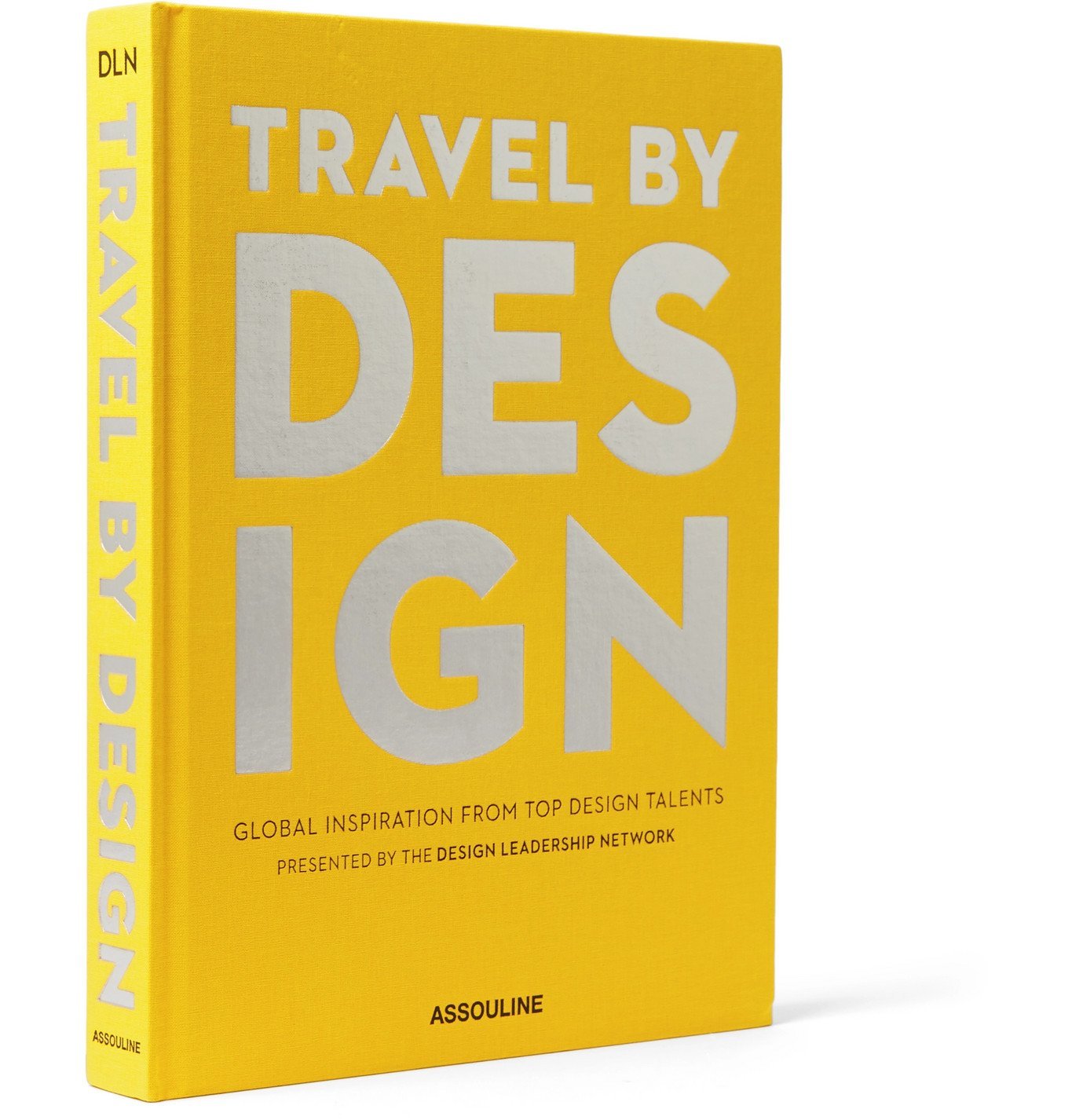 Assouline - Travel by Design Hardcover Book - Yellow Assouline