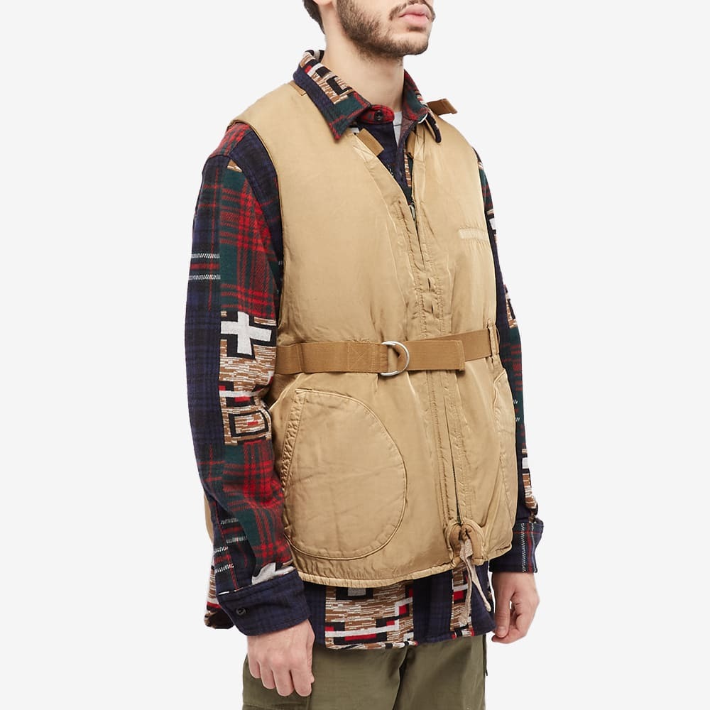 Visvim Men's Harrier Down Vest in Khaki Visvim