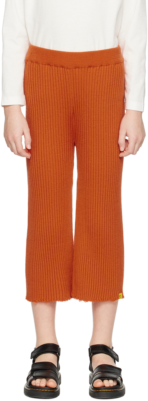 M’A Kids Kids Orange Flared Lounge Pants