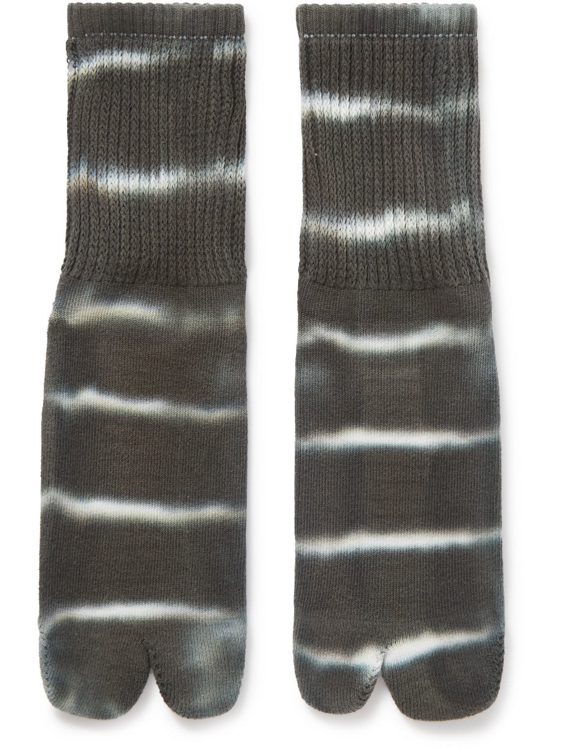 Rostersox - Tabi Split-Toe Tie-Dyed Cotton-Blend Socks Rostersox