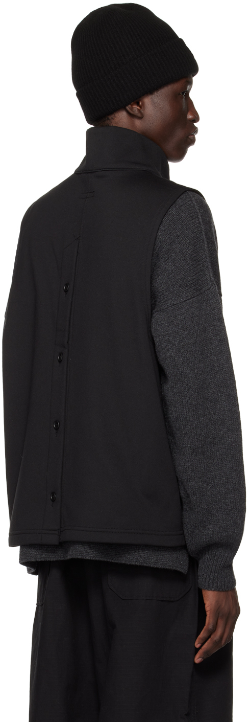 Engineered Garments Black Central Vent Vest Engineered Garments
