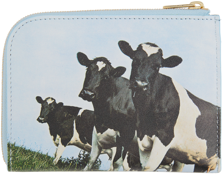 Undercover Blue Pink Floyd Cow Print Wallet Undercover