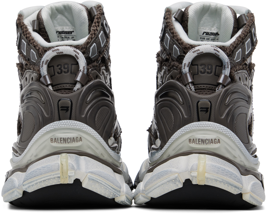 Balenciaga Brown High Runner Sneakers Balenciaga