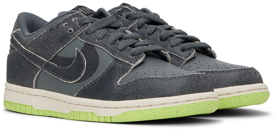 Nike Kids Gray Dunk Low Big Kids Sneakers Nike