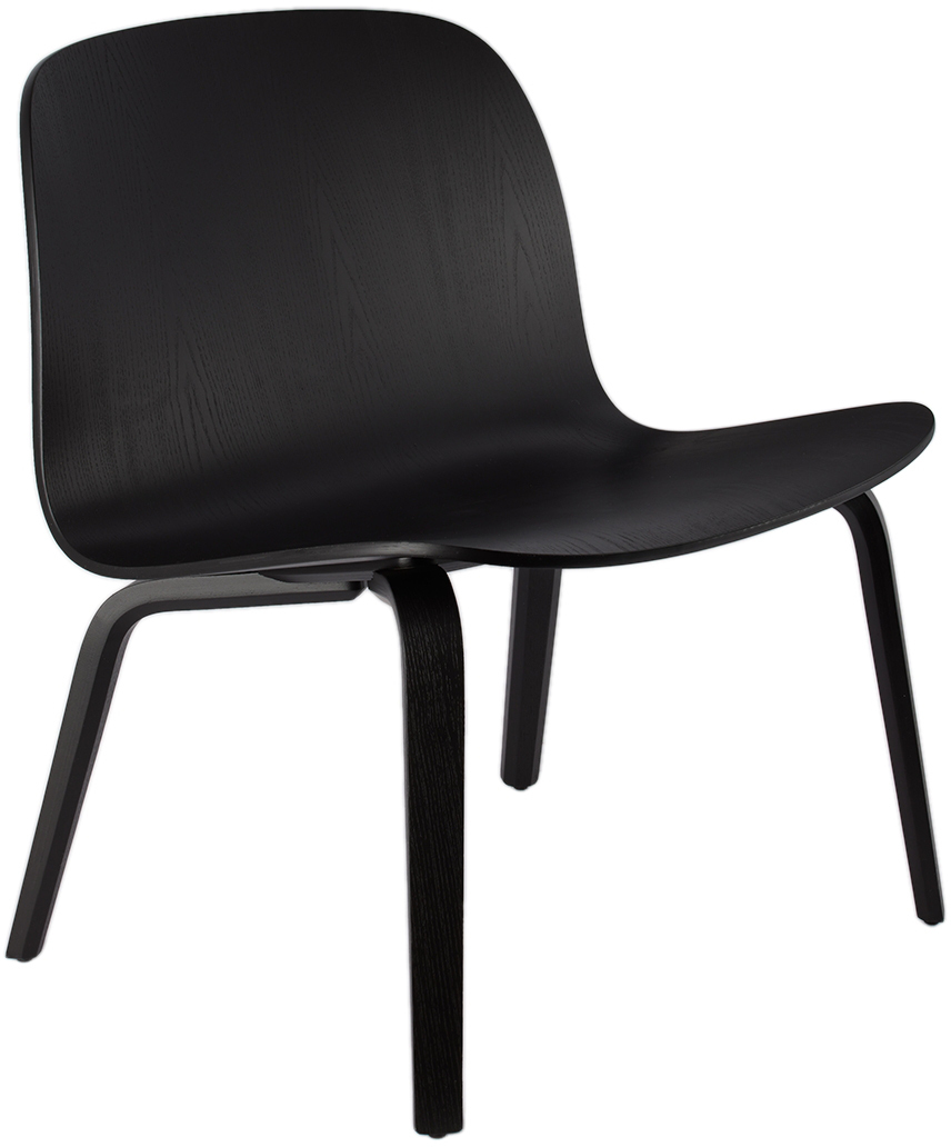 Muuto Black Oak Visu Lounge Chair Muuto