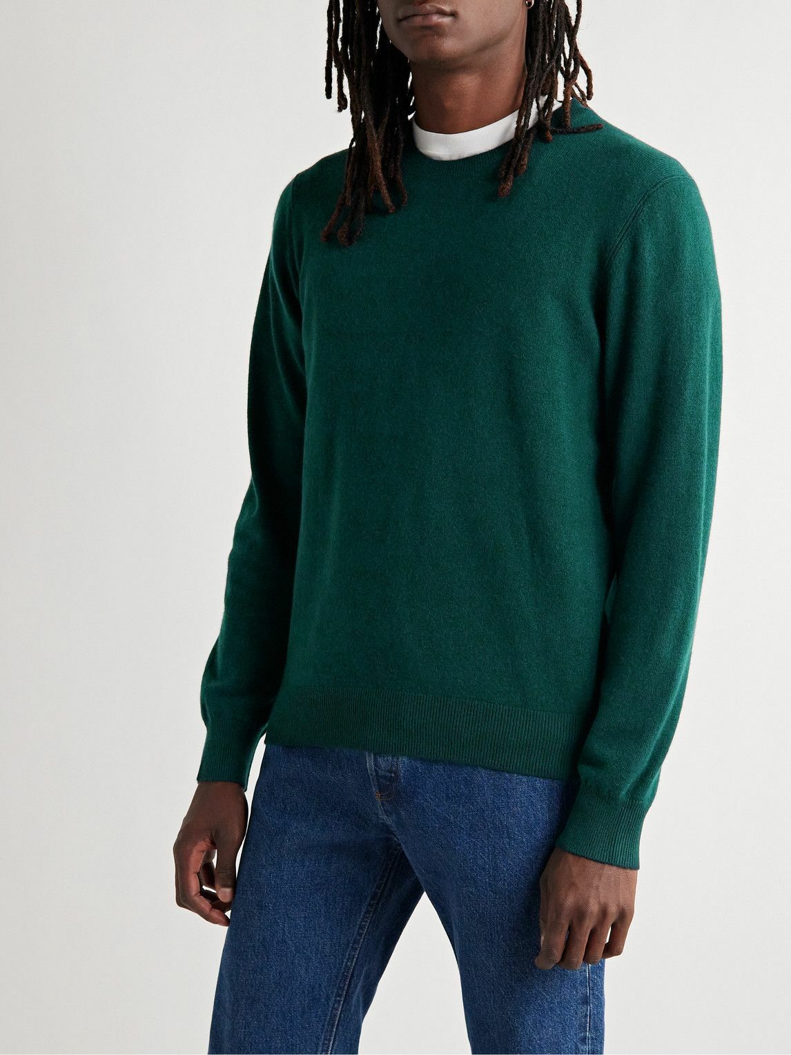 Club Monaco - Core Recycled-Cashmere Sweater - Blue Club Monaco