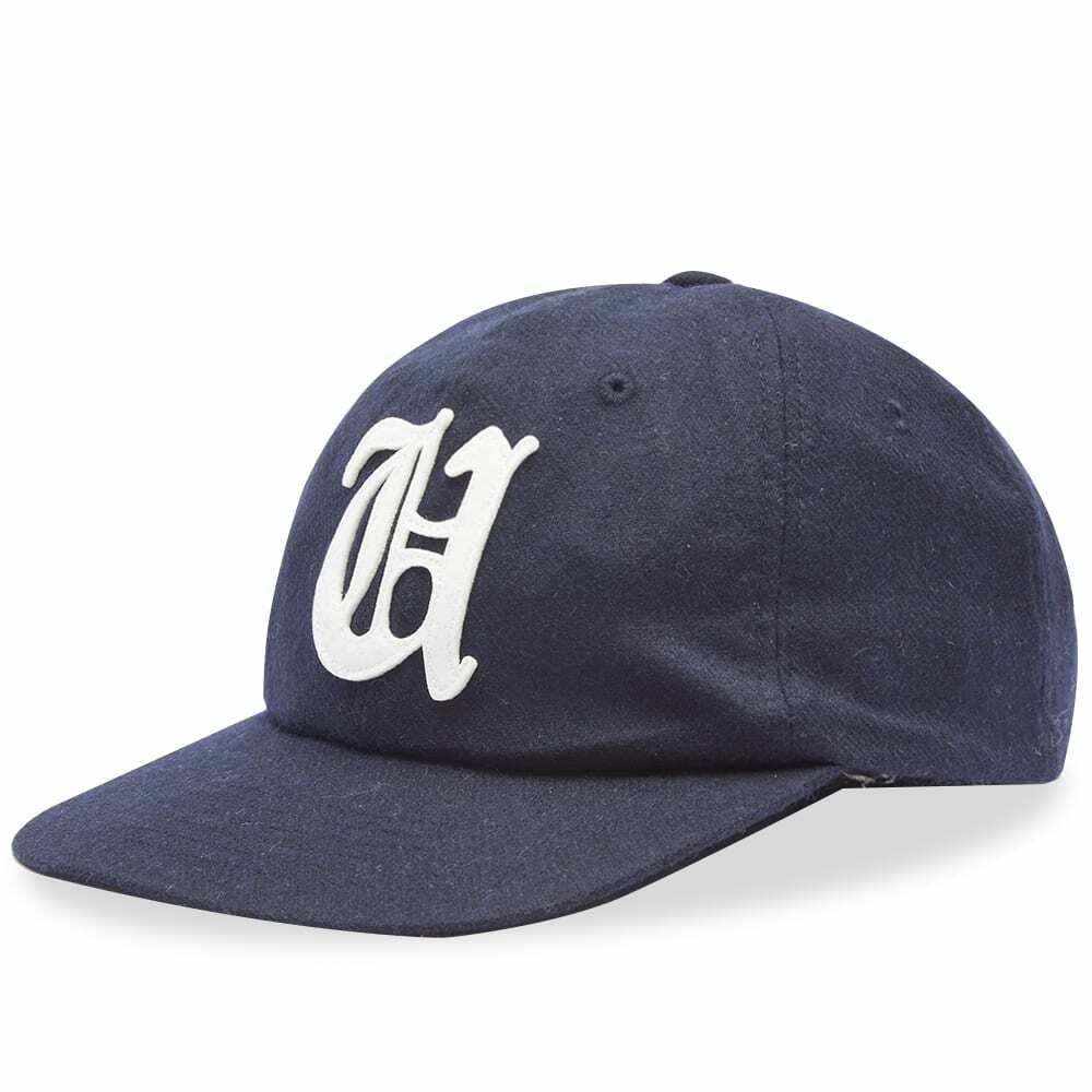 Uniform Bridge Men's Logo Wool Ball Cap in Navy Uniform Bridge