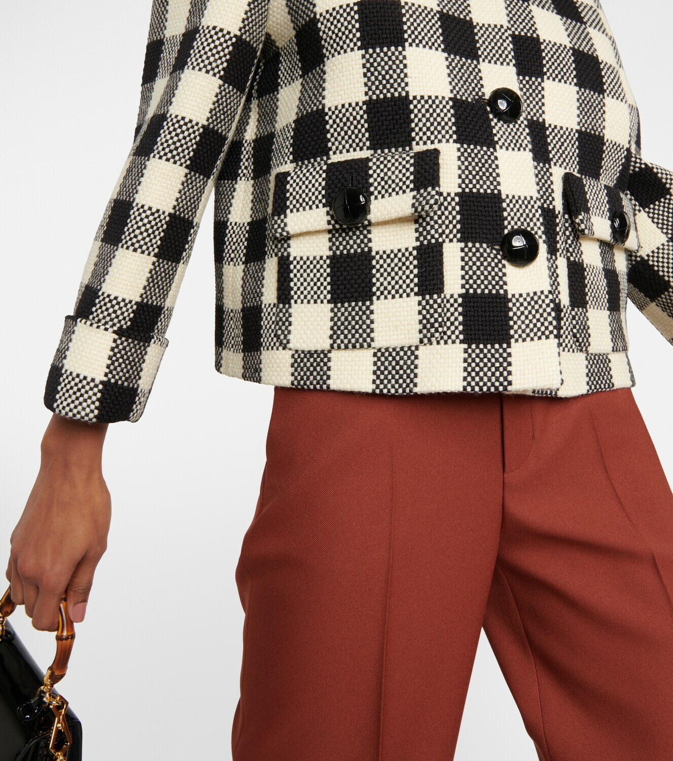 Gucci - Gingham wool jacket Gucci