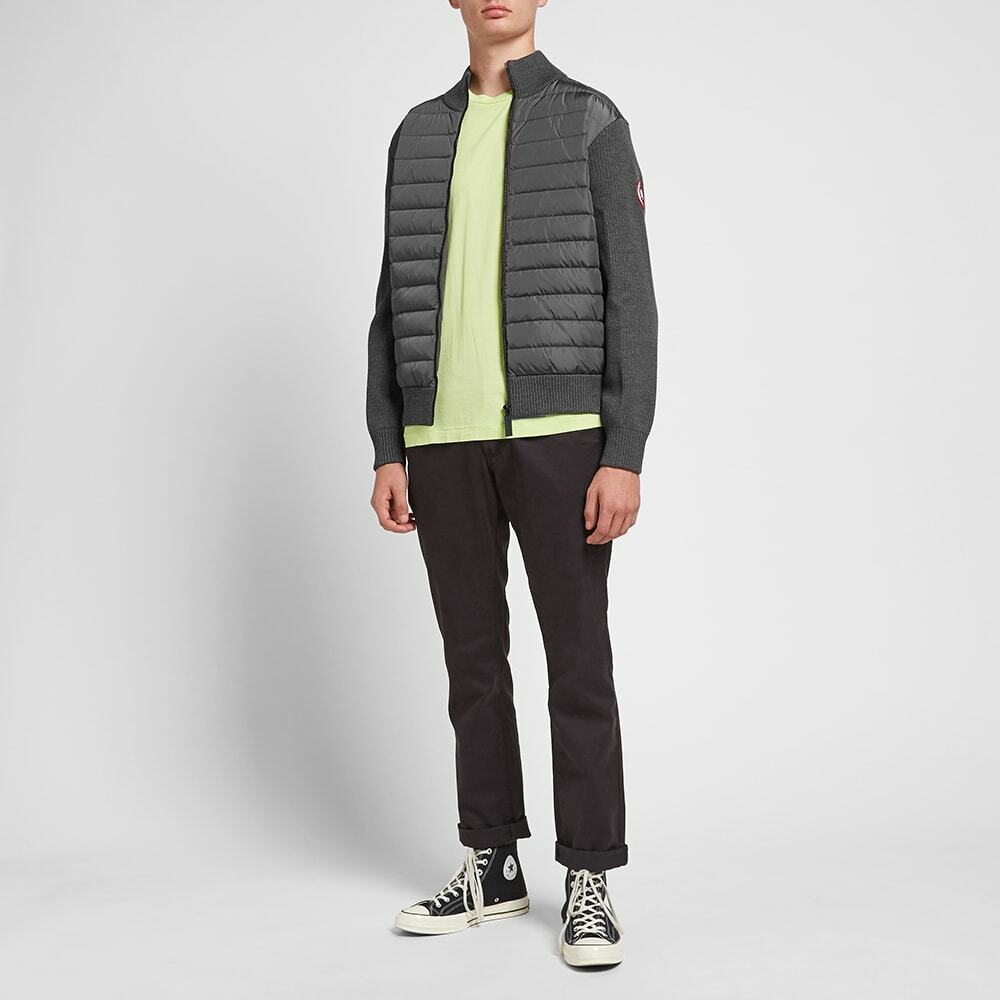 Canada Goose Men's Hybridge Knit Jacket in Iron Grey Canada Goose