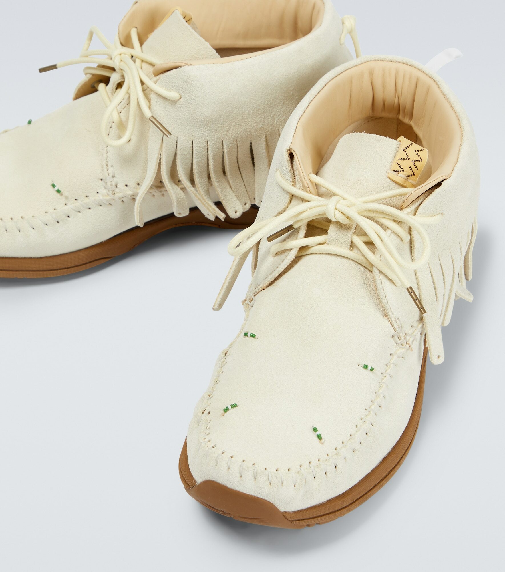 Visvim - FBT fringed suede moccasins Visvim