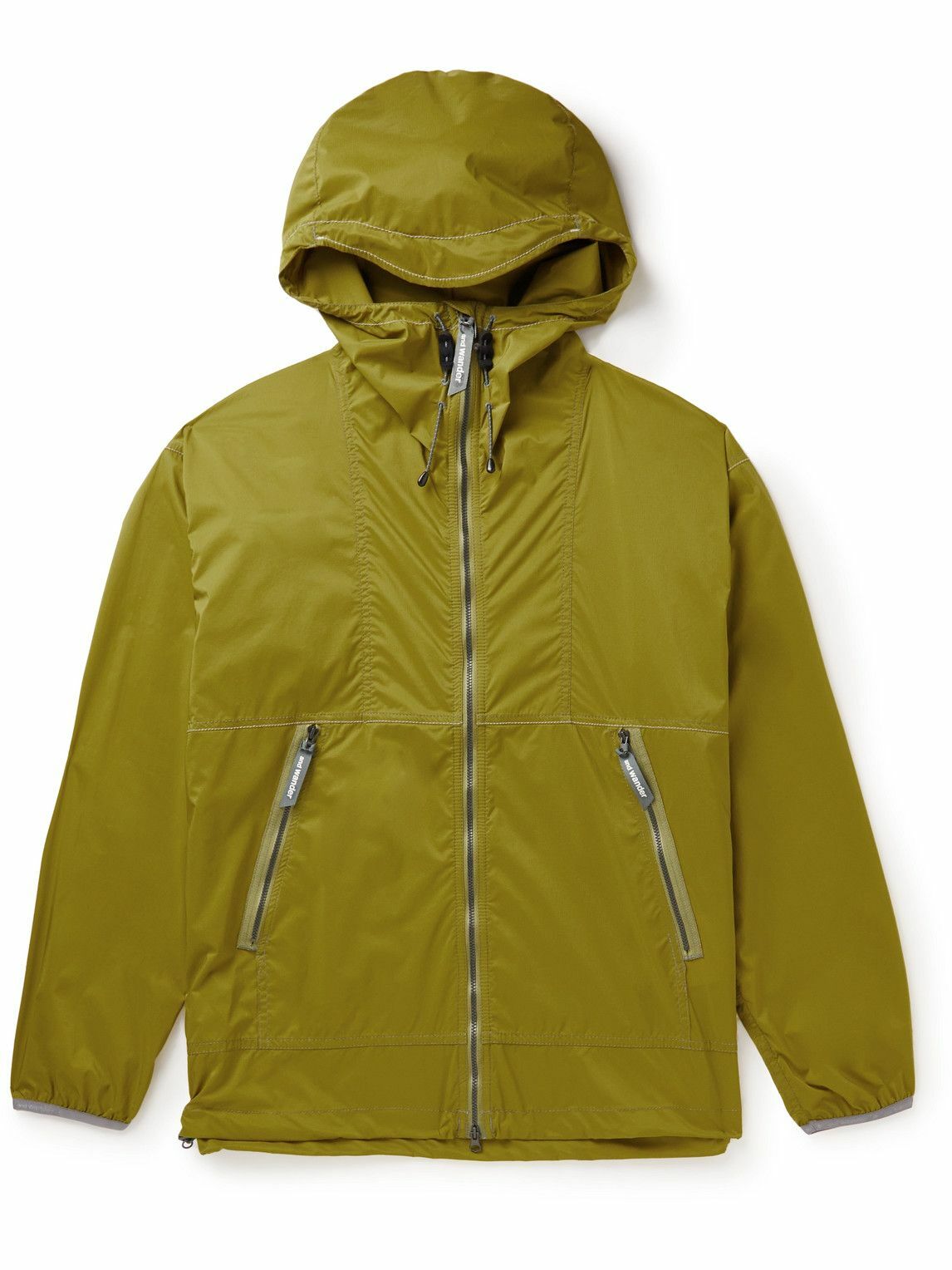 And Wander - Pertex Quantum Air Hooded Jacket - Yellow and Wander