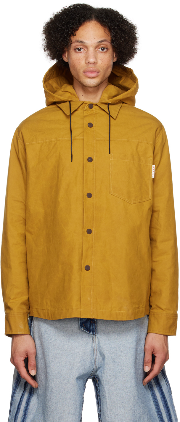 Marni Yellow Waxed Jacket Marni