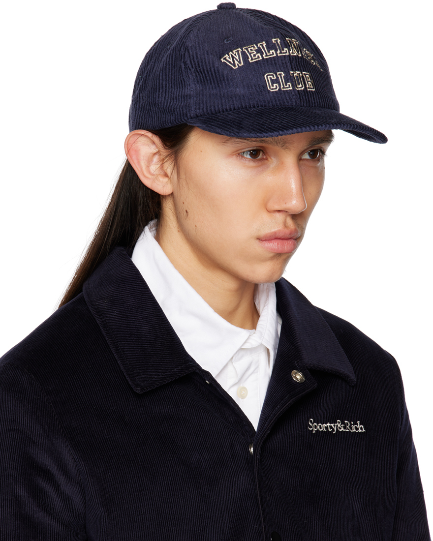 Sporty & Rich Navy 'Wellness Club' Cap Sporty & Rich