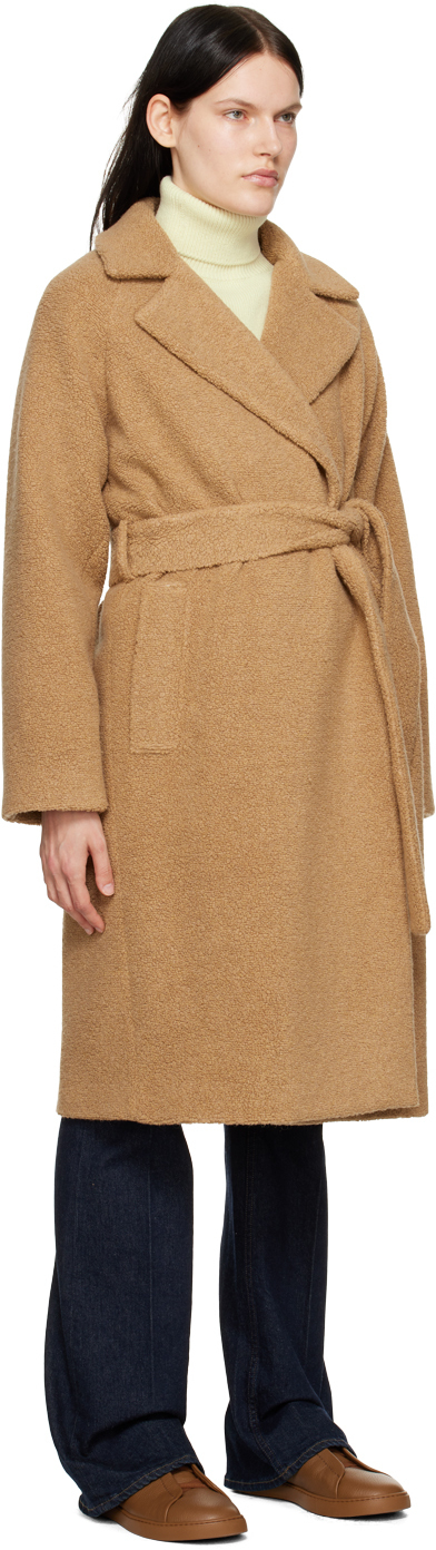 Theory Tan Wrap Coat Theory