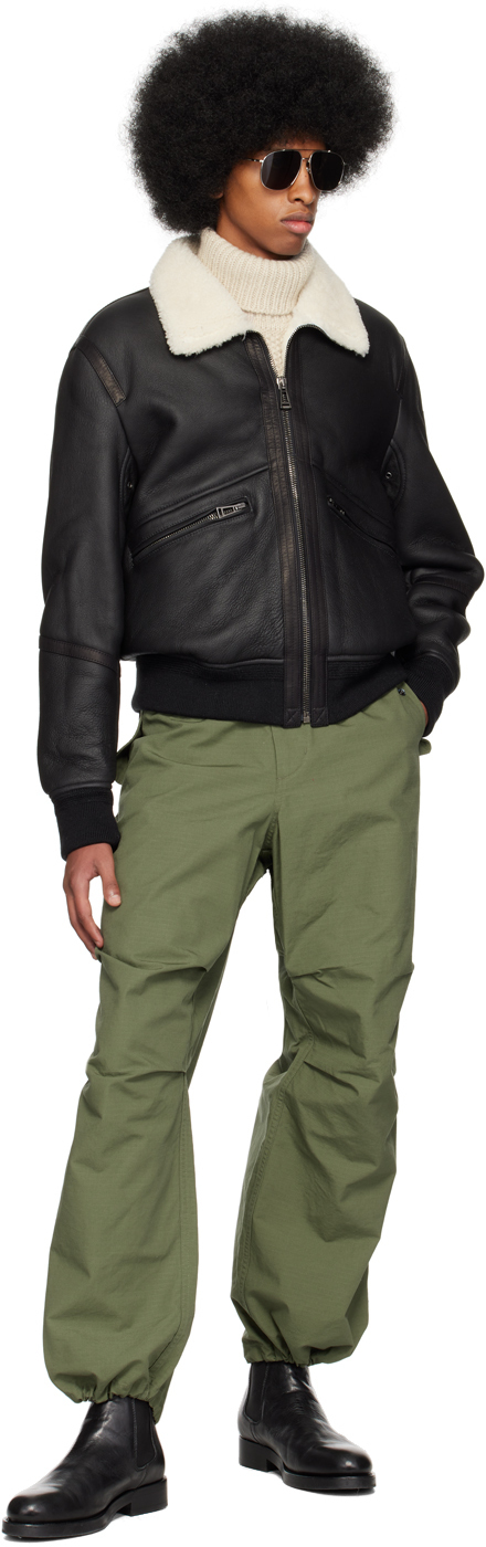 Belstaff Black Tracer Shearling Jacket Belstaff