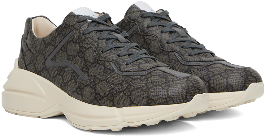 Gucci Gray Rhyton Sneakers Gucci