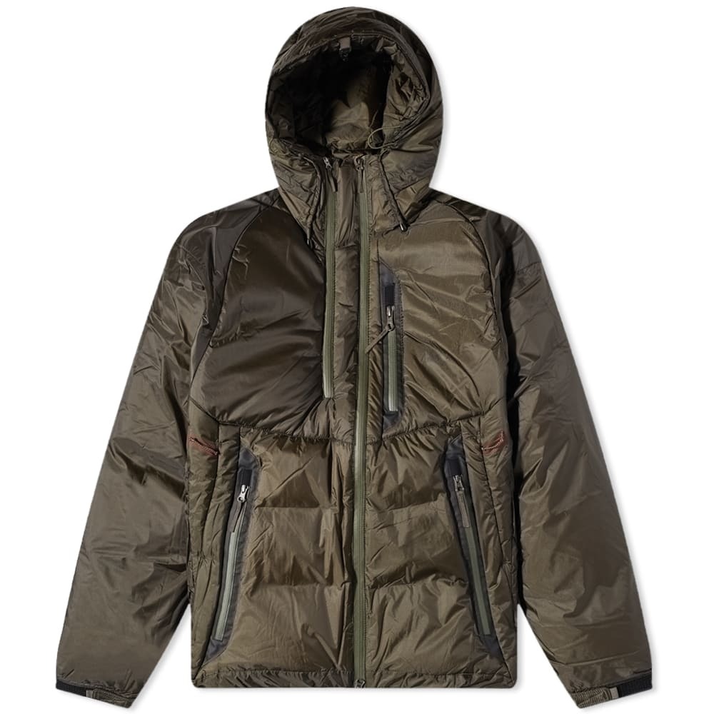 Nanga Men's Aurora Light Down Jacket in Khaki Nanga