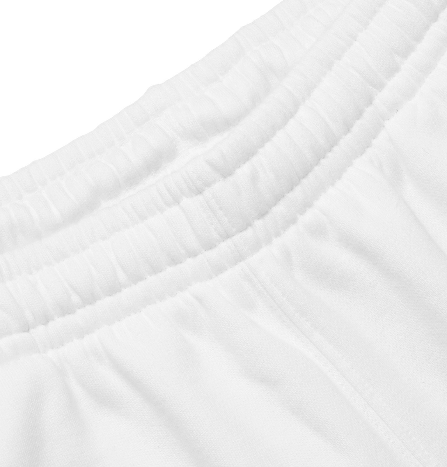 Off-White - Logo-Print Loopback Cotton-Jersey Sweatpants - White Off-White