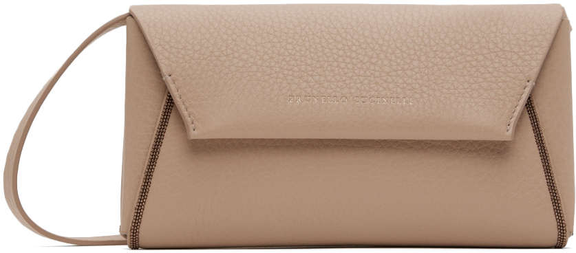 Brunello Cucinelli Beige Wallet Shoulder Bag Brunello Cucinelli