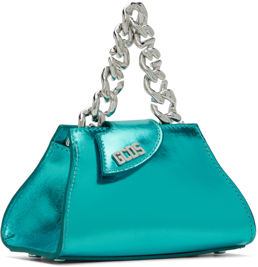 GCDS Blue Baby Comma Bag GCDS